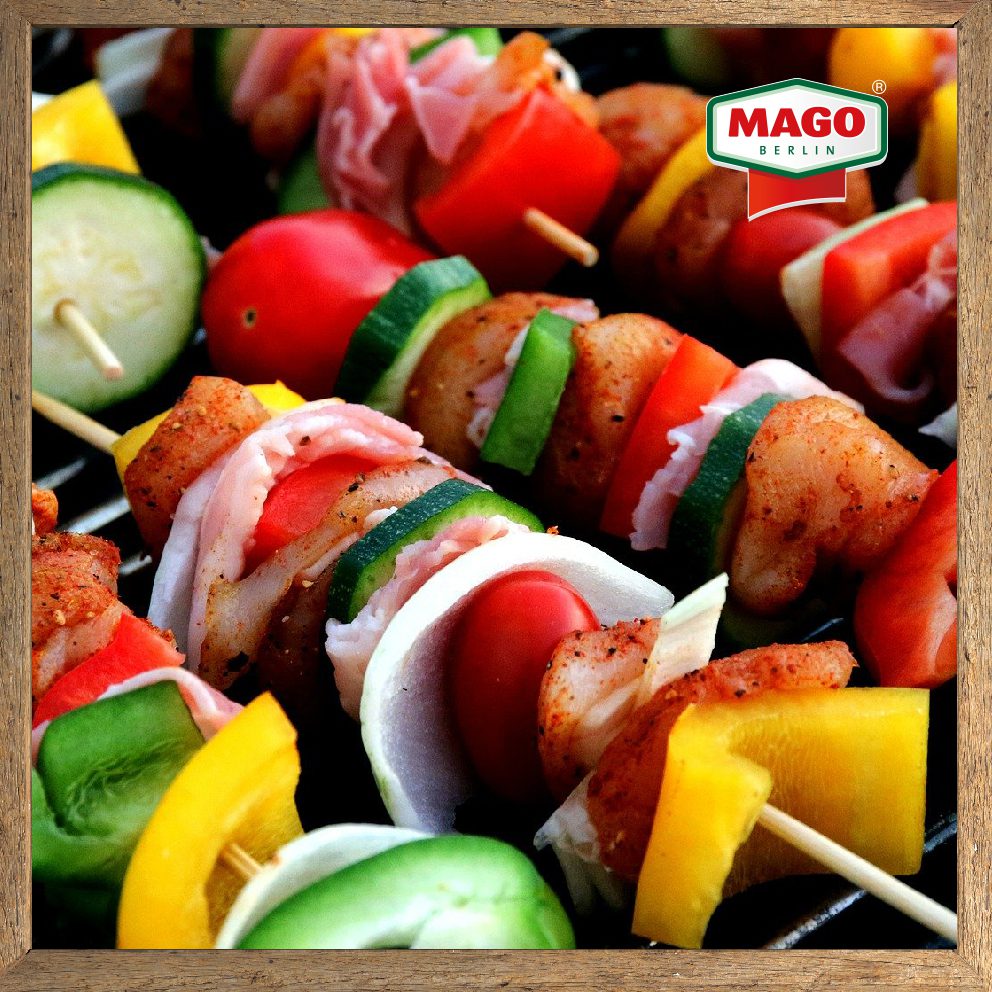 Nackensteak-Spieße — MAGO Berlin